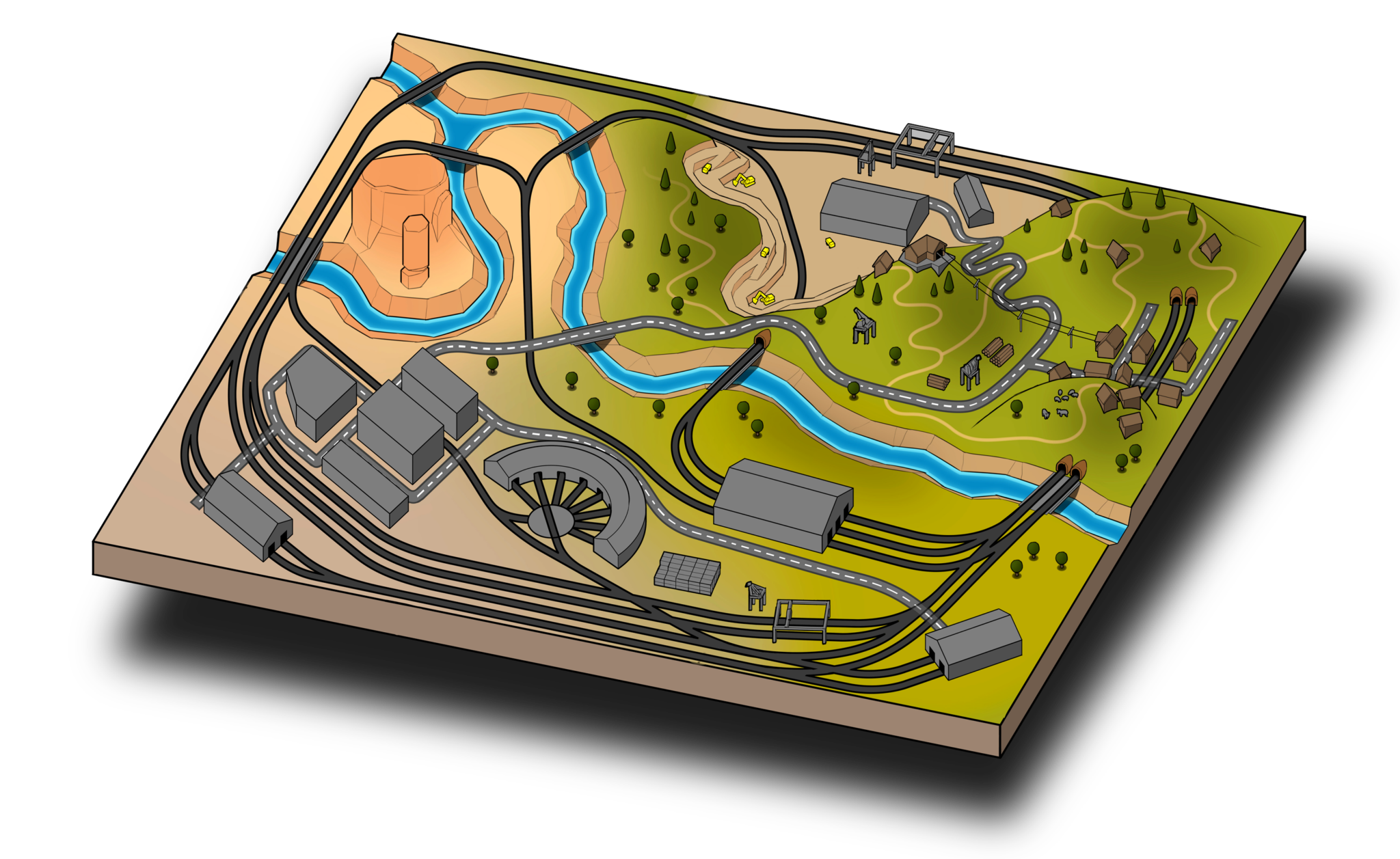 Explore Model Railroads & Diorama Train Creations